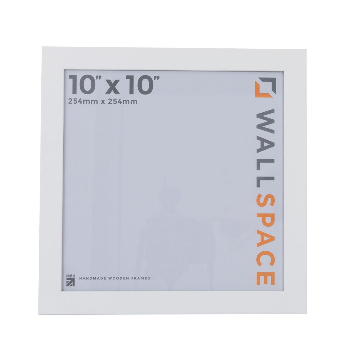 10 x 10 Smooth Matt White Square Photo Frames