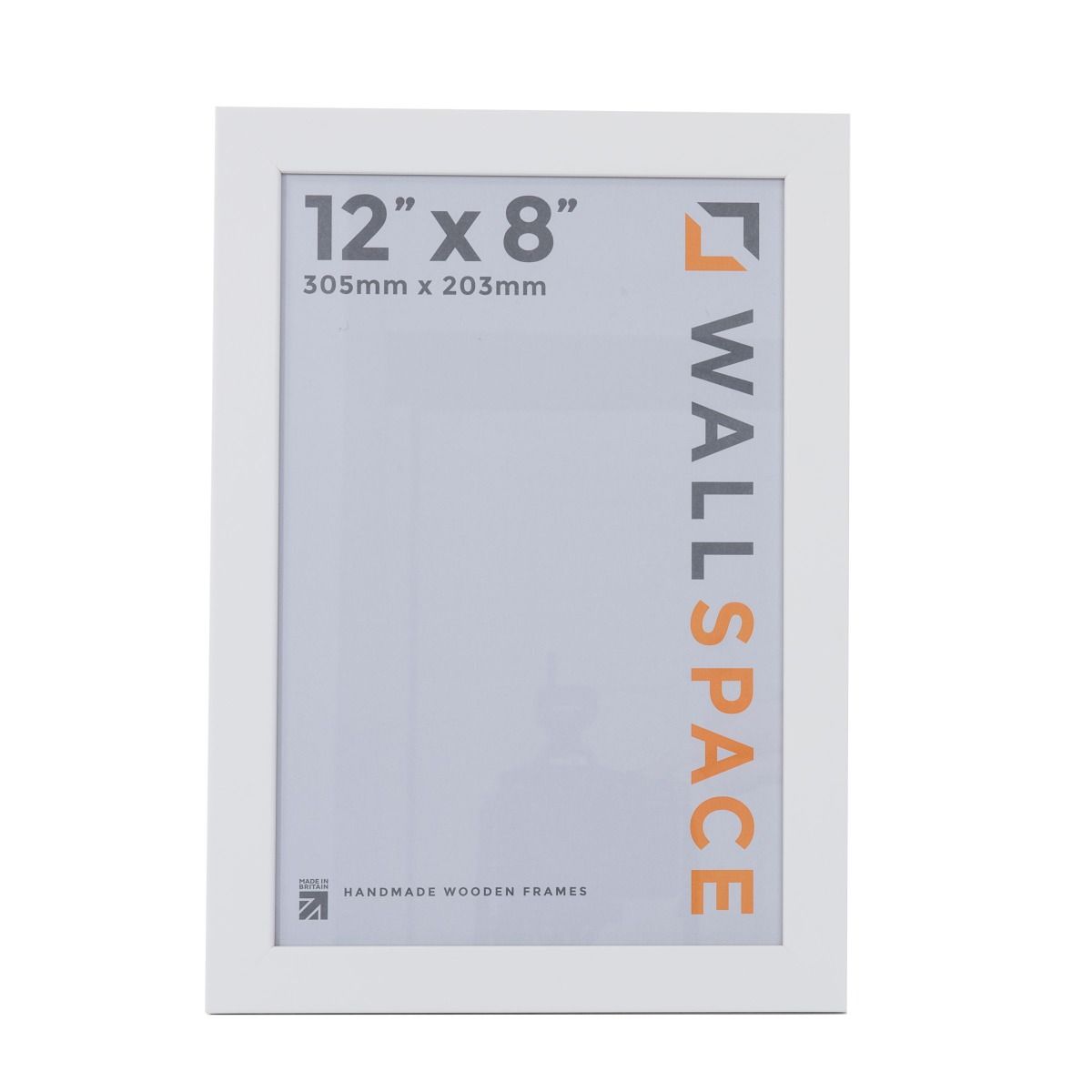 25mm Smooth Matt White Photo Frame - 12" x 8" - Trade Prices, Buy Online!