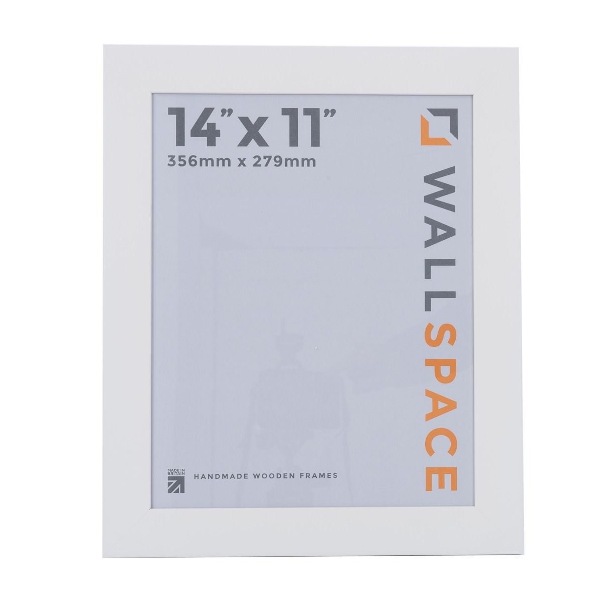 Smooth Matt White Photo Frame - 14" x 11" - Trade Prices, Buy Online!