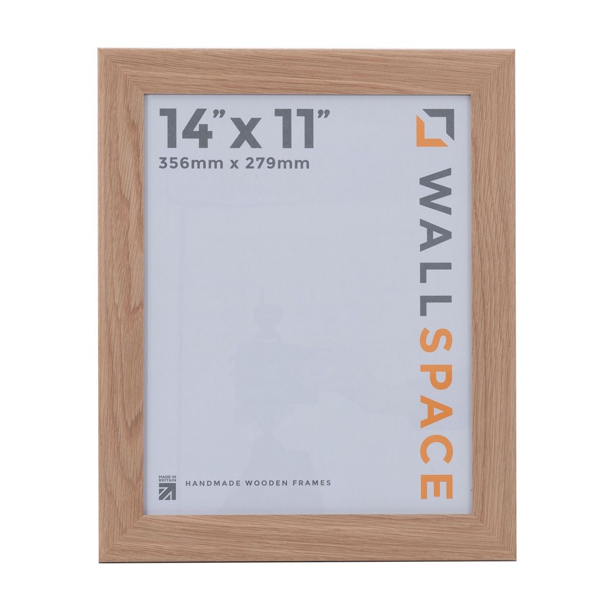Solid Oak Wooden Photo Frame - 14" x 11" - Trade Prices, Buy Online!