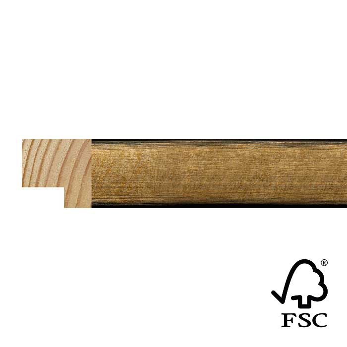 20x20mm Bronze Linear Cube Moulding FSC