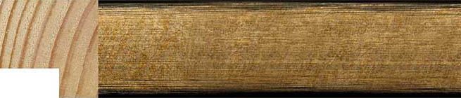 20x20mm Bronze Linear Cube Moulding FSC