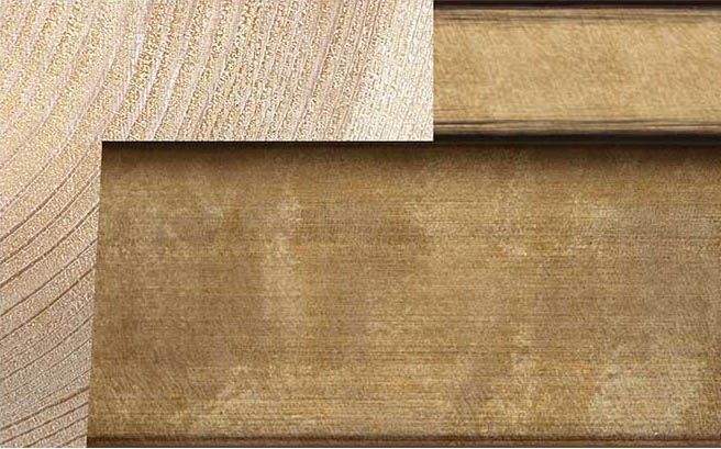 57x55mm Bronze Linear L-shape Moulding FSC