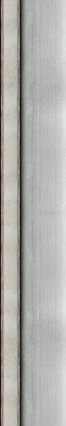 57x55mm Silver Linear L-shape Moulding FSC