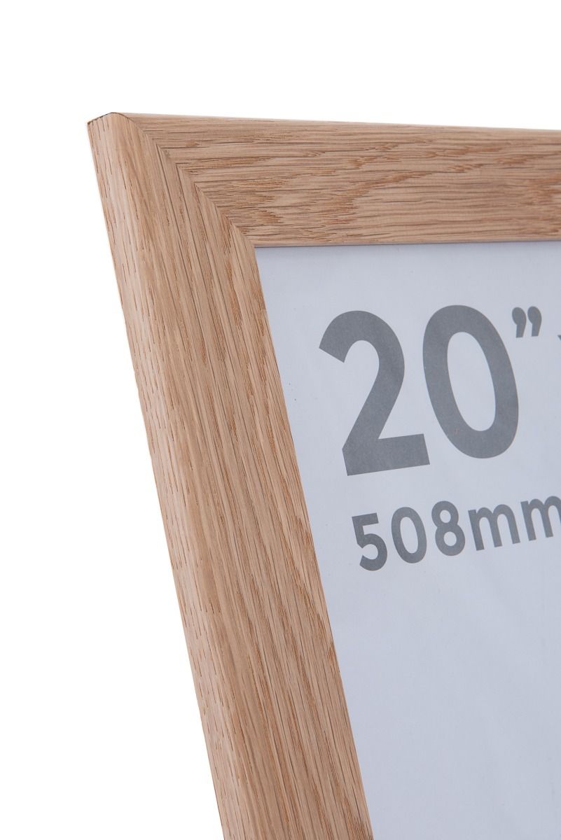 Solid Oak Wooden Photo Frame - 20" x 16"
