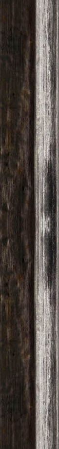 30x20mm Black & Silver Fiume Flat Moulding