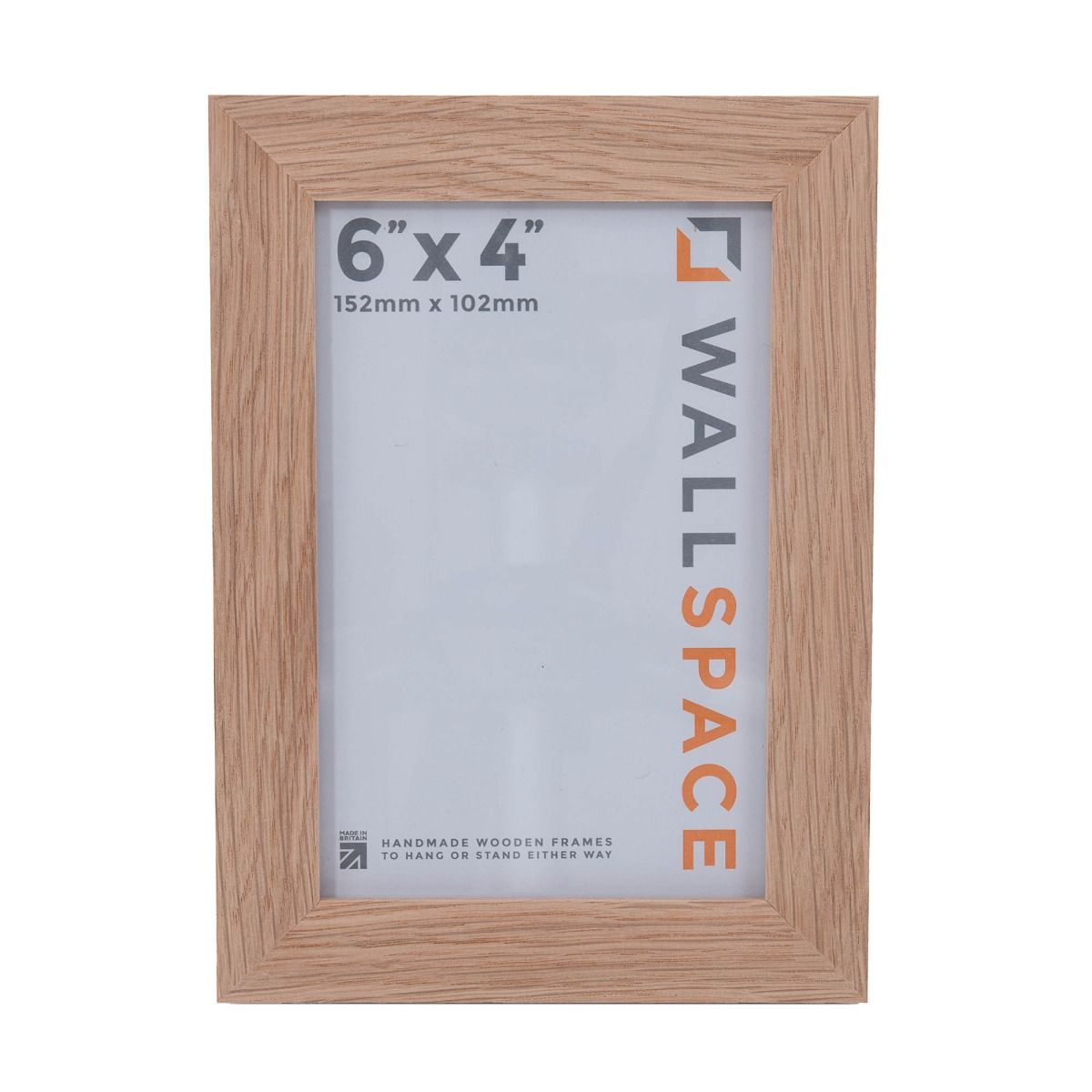 Solid Oak Photo Frame - 6" x 4" - Trade Prices, Buy Online!