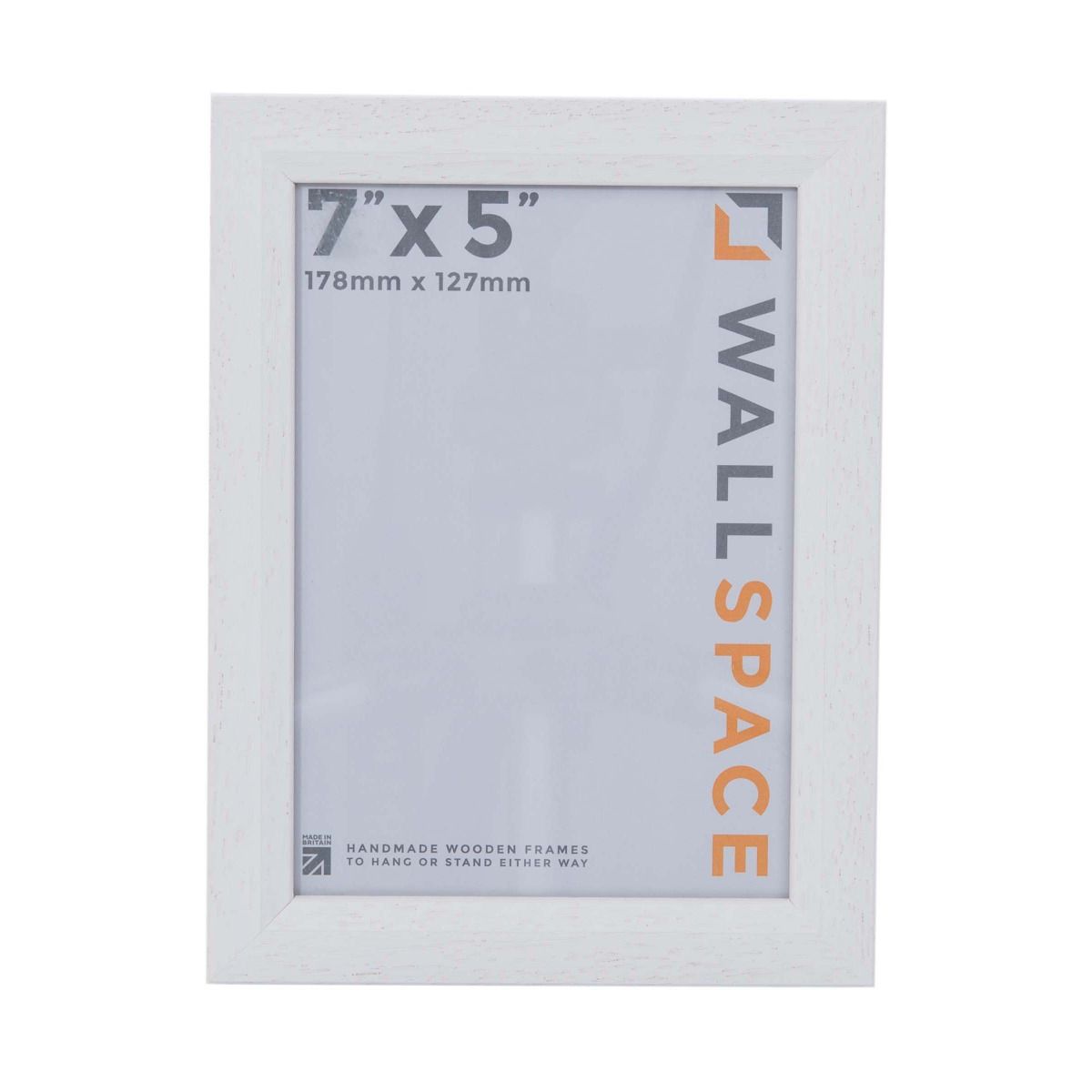 Bevelled White Photo Frame - 7" x 5" - Trade Prices, Buy Online!