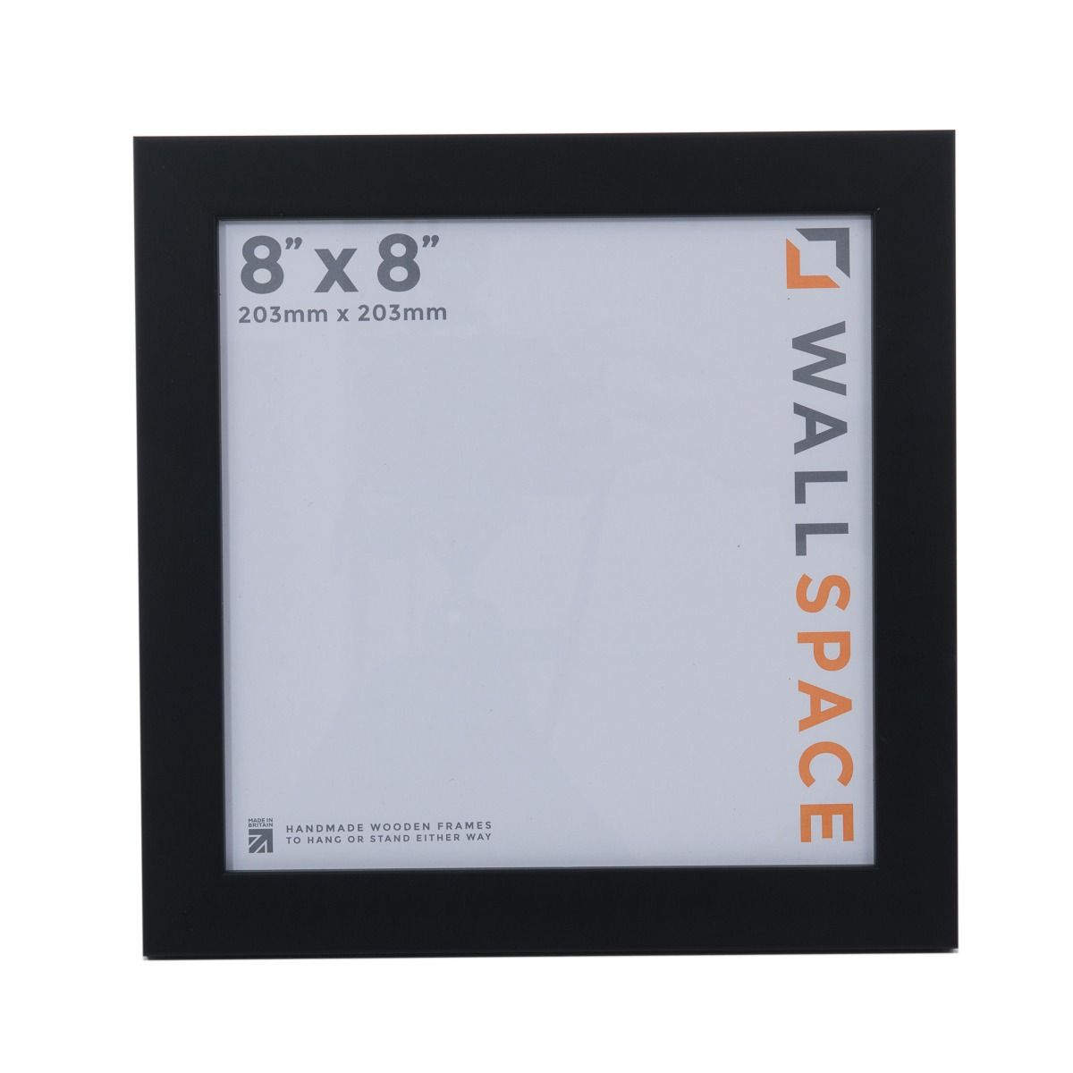 25mm Smooth Matt Black Photo Frame - 8" x 8" - Trade Prices, Buy Online!