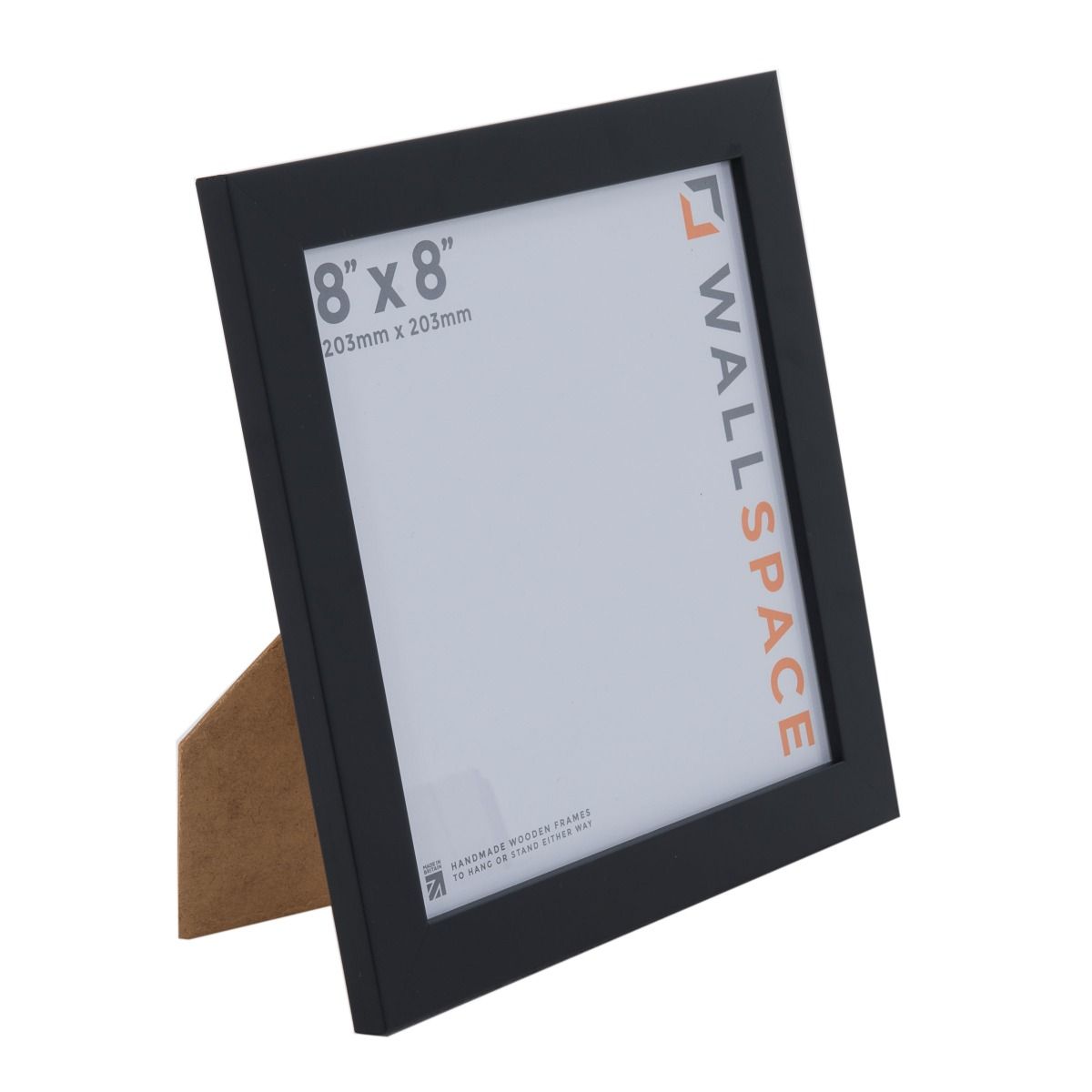 25mm Smooth Matt Black Photo Frame - 8" x 8" - Trade Prices, Buy Online!