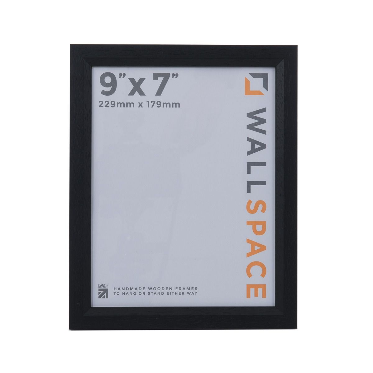Bevelled Black Photo Frame - 9" x 7" - Trade Prices, Buy Online!