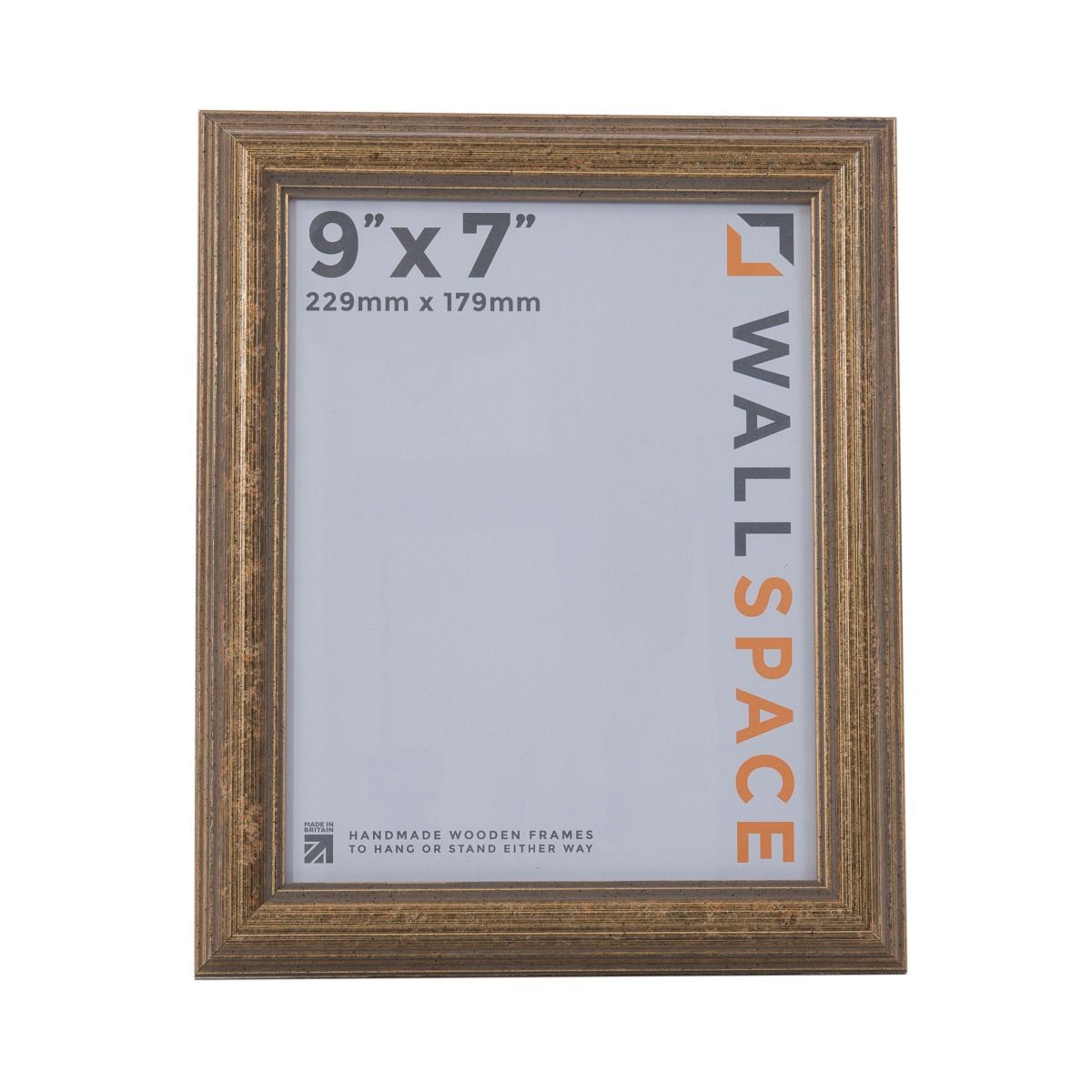 Speckled Gold Wooden Photo Frame - 9" x 7" - Trade Prices, Buy Online!