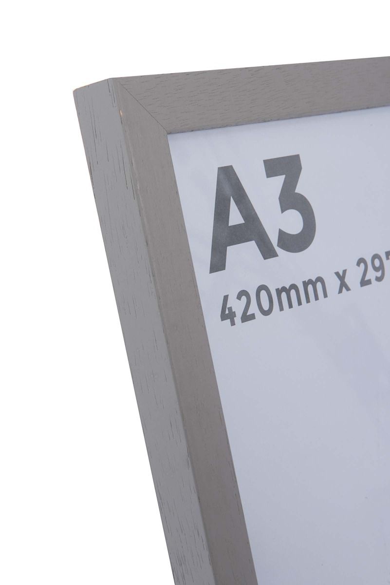 Modern Grey Wooden Photo Frame - A3 - Trade Prices, Buy Online!