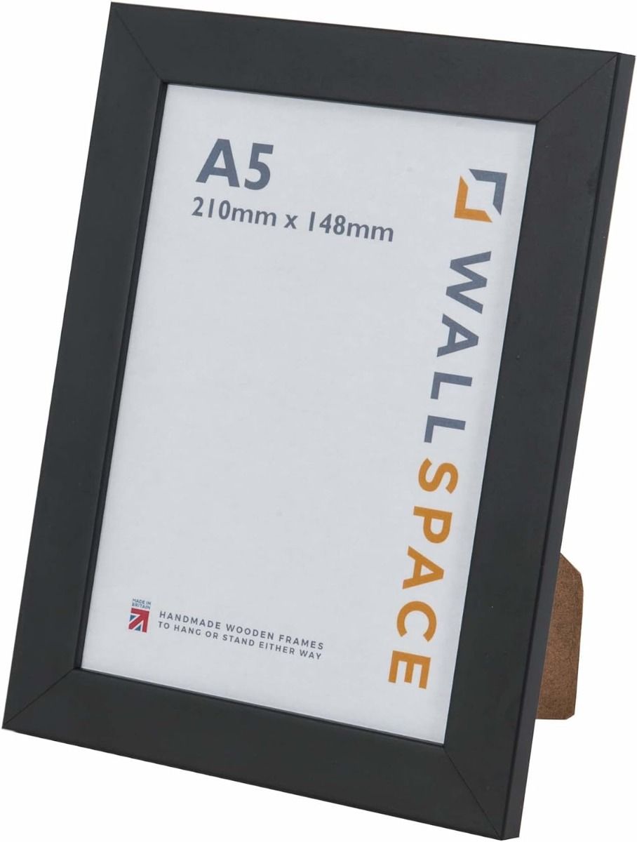 A5 Smooth Matt Black Photo Frames