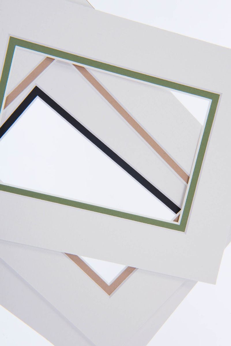 16x12 Double Mount to fit an A4 (or 12" x 8")