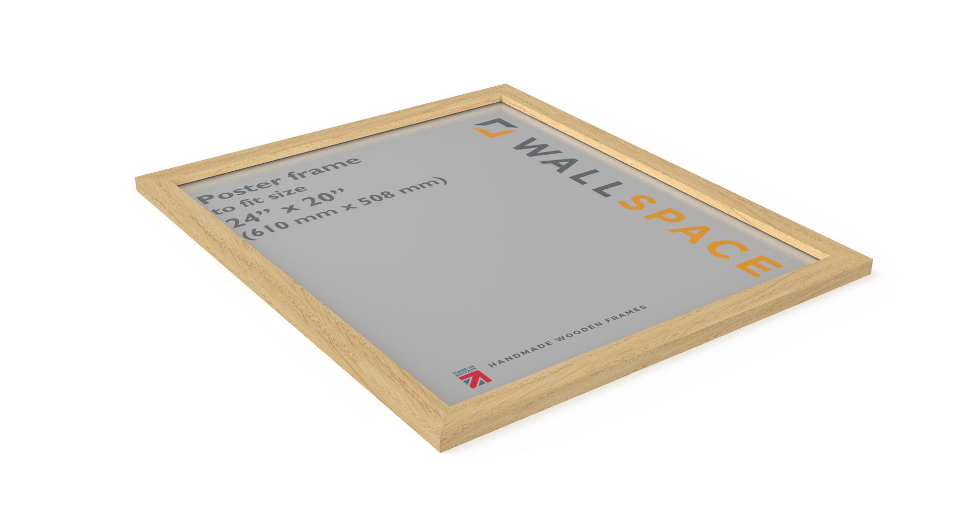 Solid Oak Poster Frame - 24 x 20