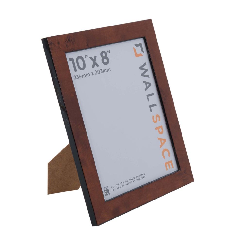 Gloss Walnut Photo Frame - 10" x 8" - Trade Prices, Buy Online!