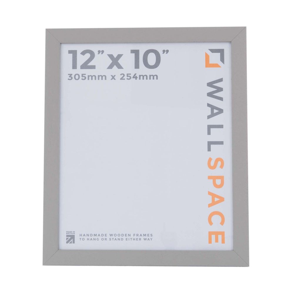 Modern Grey Wooden Photo Frame - 12" x 10" - Trade Prices, Buy Online!
