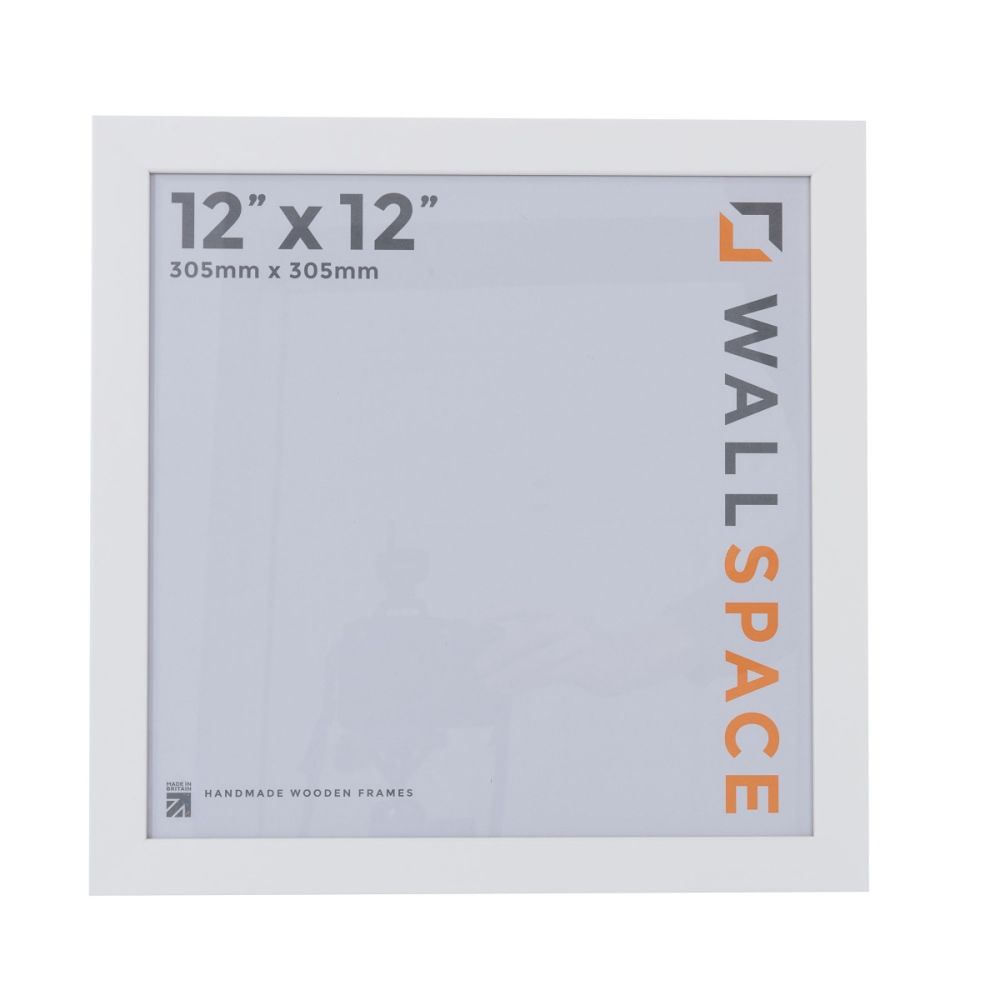 25mm Smooth Matt White Photo Frame - 12" x 12" - Trade Prices, Buy Online!