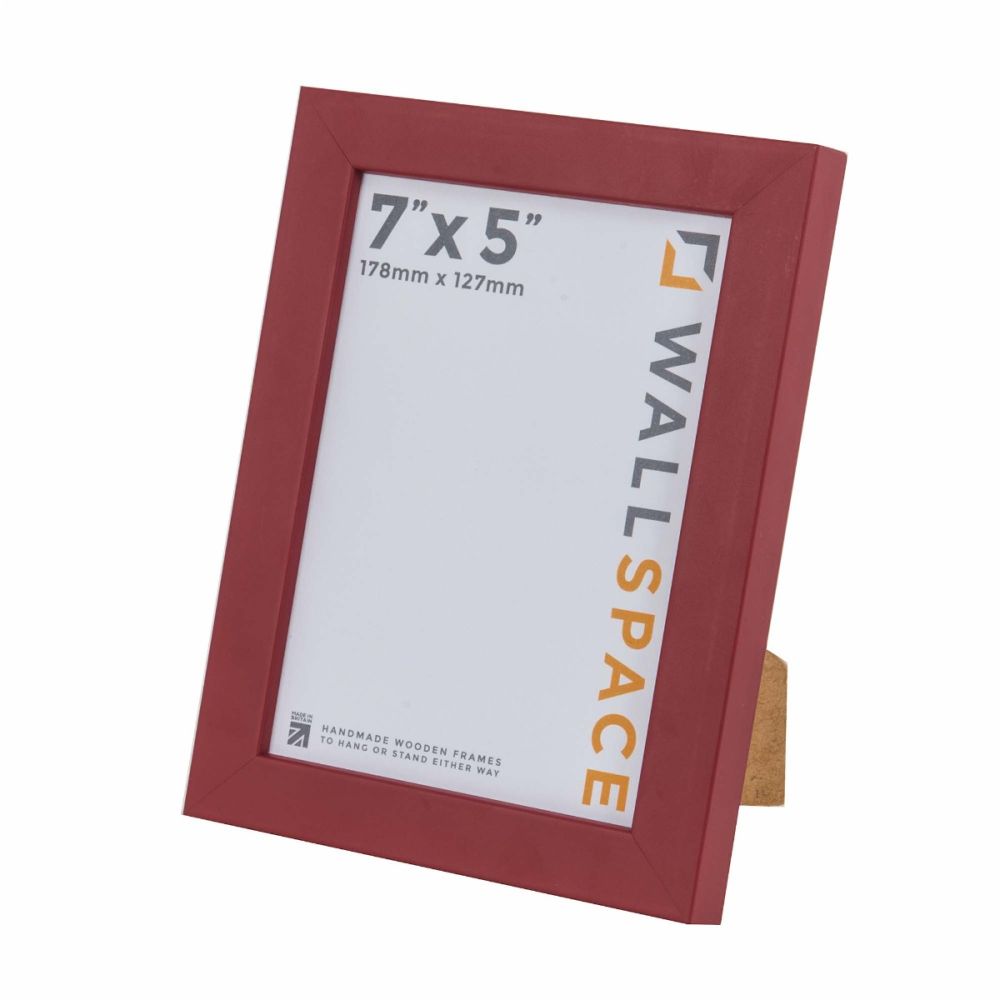 7 x 5 Dark Red Photo Frame - Trade Prices, Buy Online!