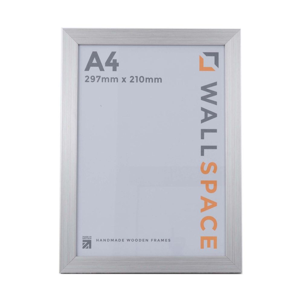 Modern Silver Wooden Photo Frame - A4 - Trade Prices, Buy Online!